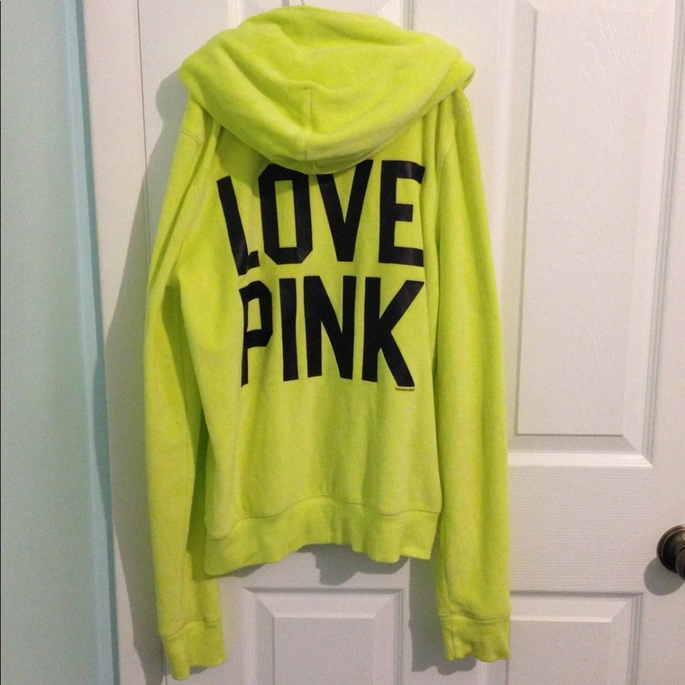 Victoria’s Secret Neon Zip Up - Gem